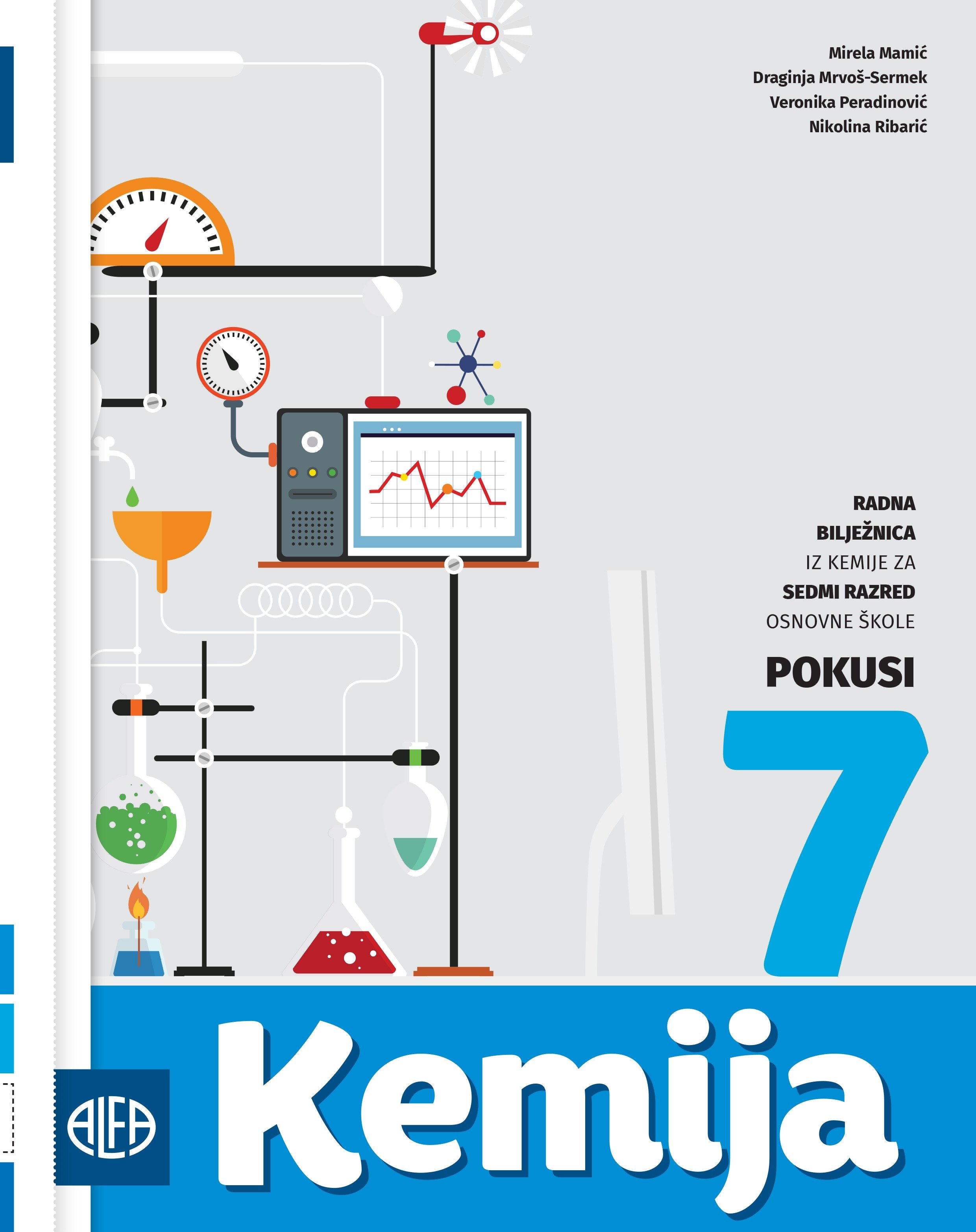 Kemija 7, radna bilježnica, za 7. razred osnovne | Alfa Kabinet