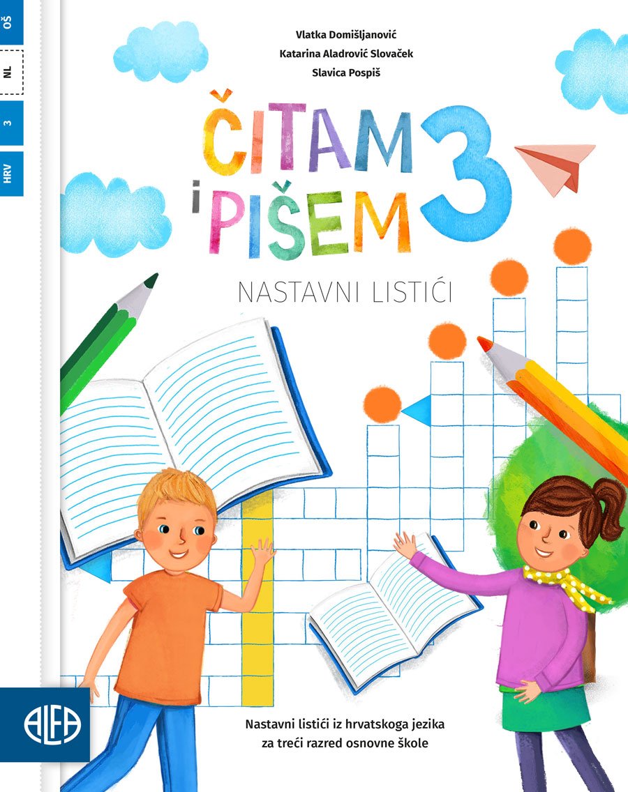 Čitam i pišem 3, nastavni listići, za 3. razred osnovne | Alfa Kabinet