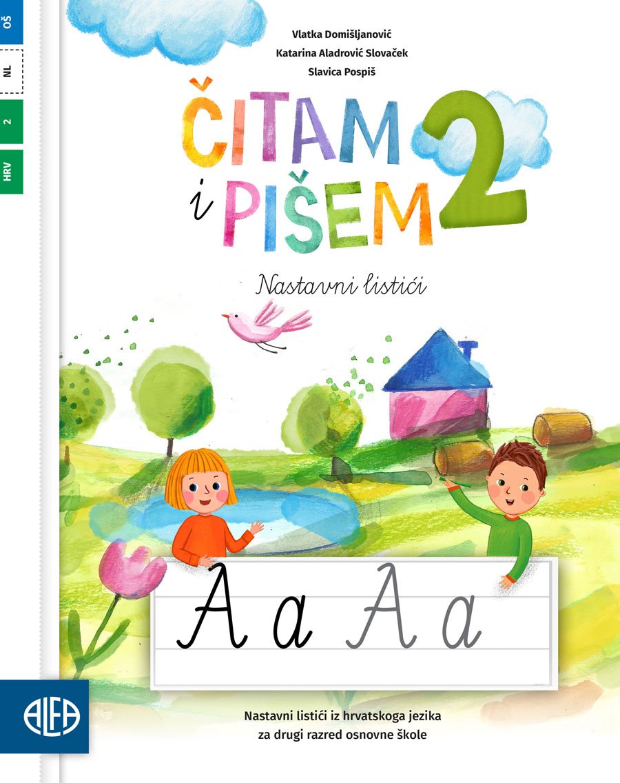 Čitam i pišem 2, nastavni listići, za 2. razred osnovne | Alfa Kabinet