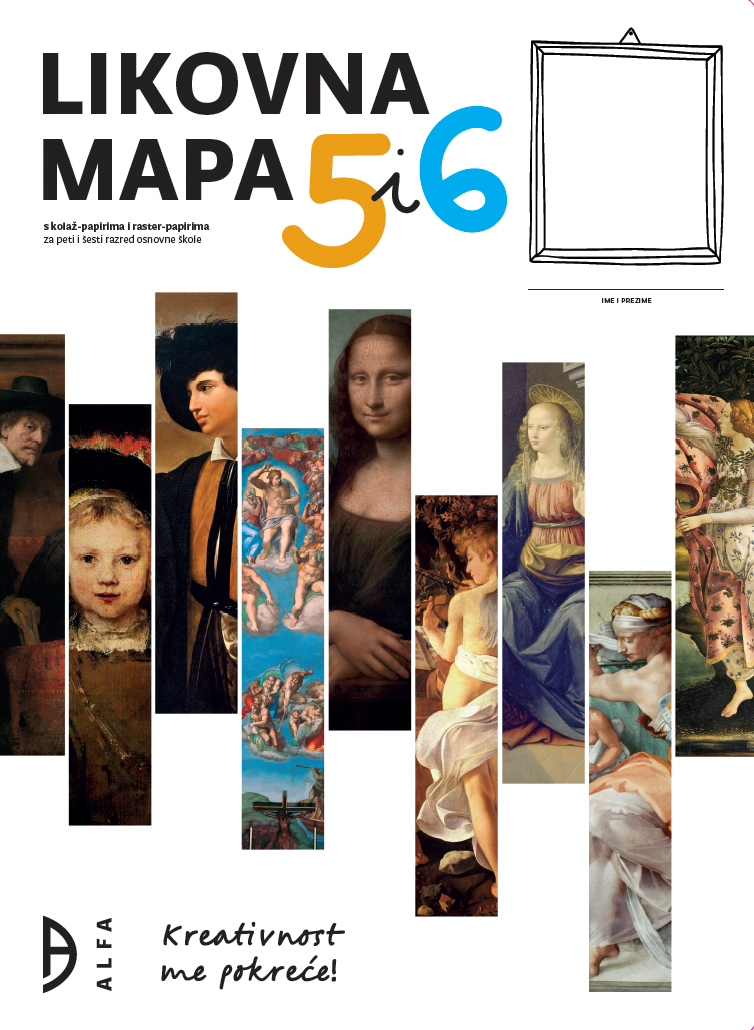 Likovna mapa 5 i 6, za 5. i 6. razred osnovne | Alfa Kabinet